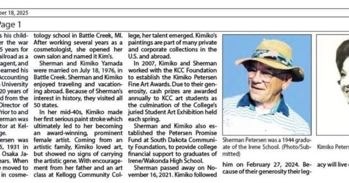 A Promise to Irene: Honoring… | South Dakota Community Foundation