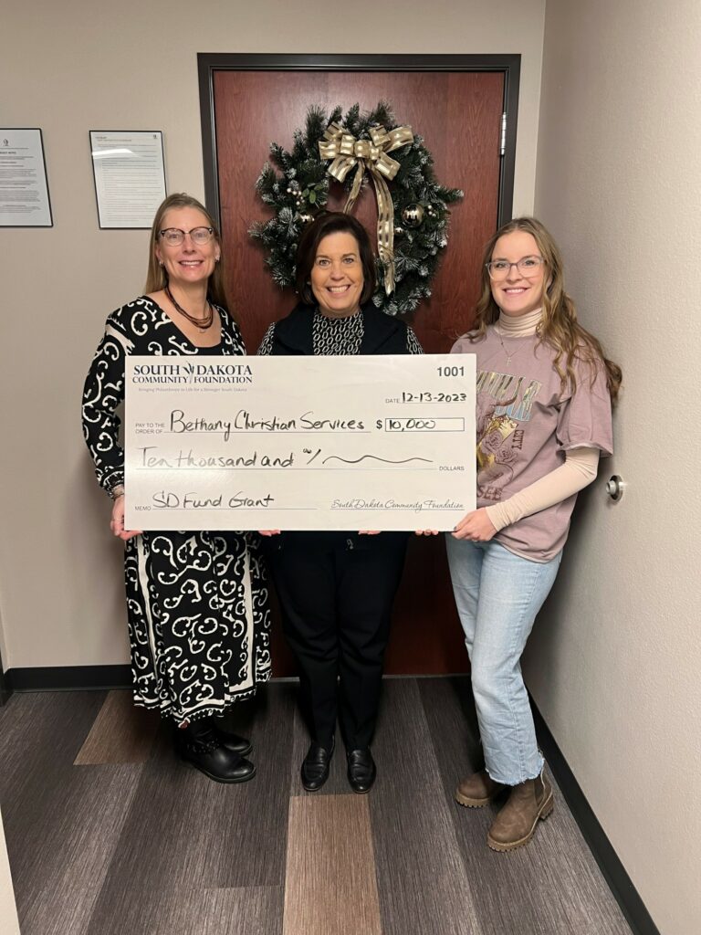 $10,000 Awarded to Bethany… | South Dakota Community Foundation