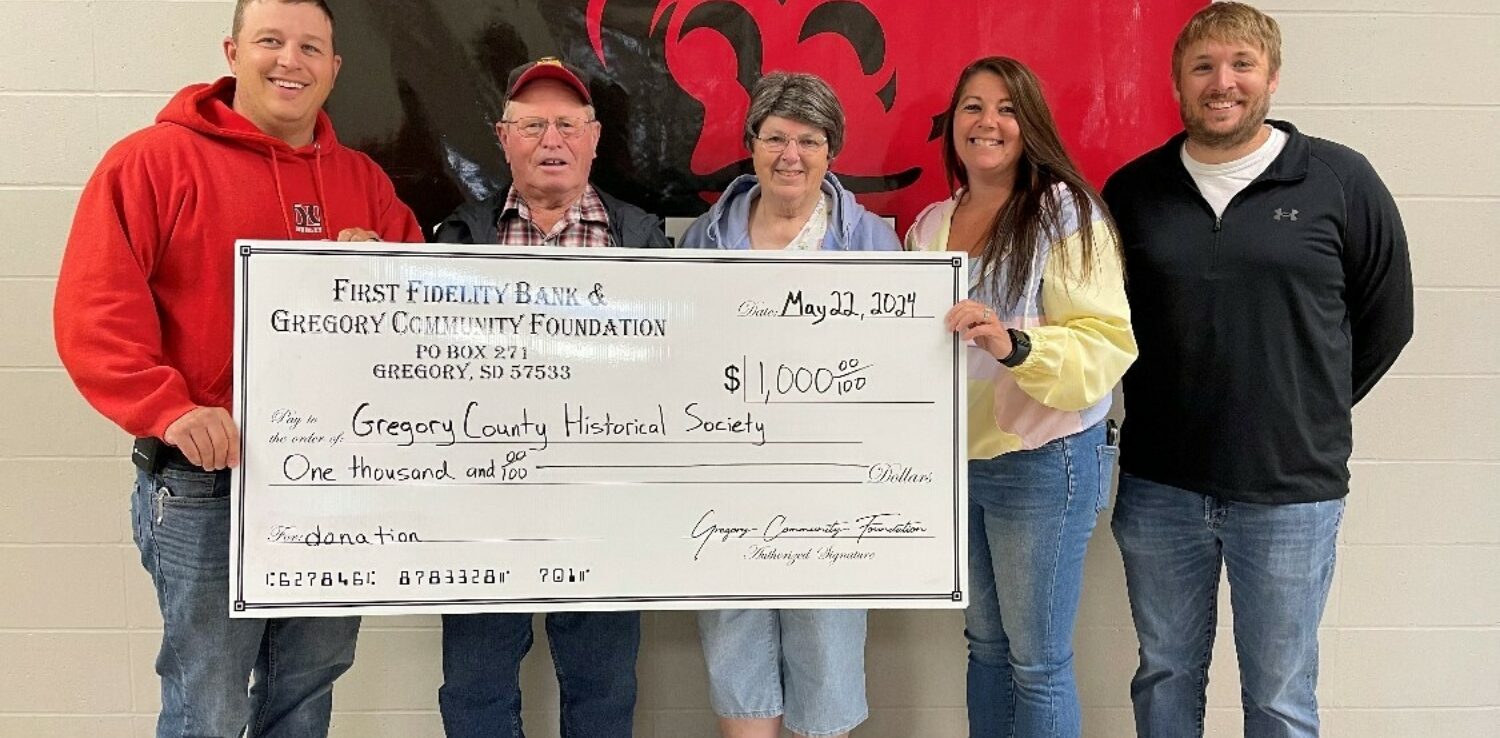 First Fidelity Bank & Gregory… | South Dakota Community Foundation