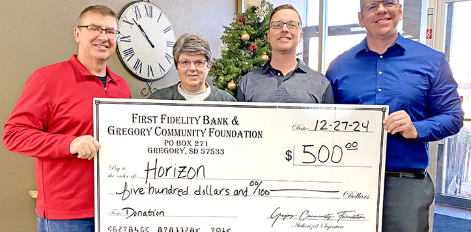 First Fidelity Bank & Gregory… | South Dakota Community Foundation